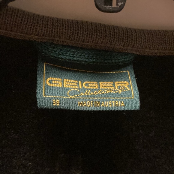 Jackets & Coats | Vintage Geiger Collections Made In Austria 10 Wool ...